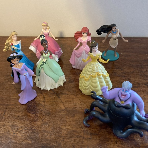 Disney | Party Supplies | Disney Store Princess Pvc Figure Lot Of 8 ...